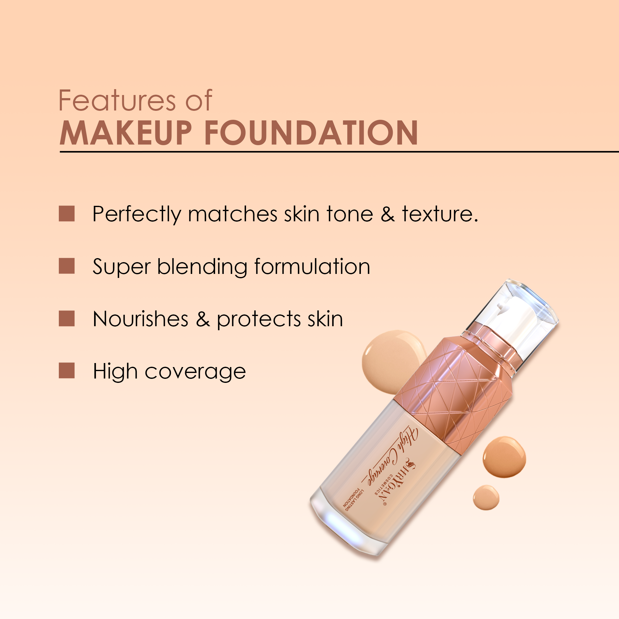 Shryoan High Coverage Foundation – Shryoan Cosmetics